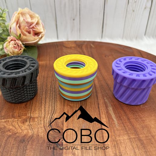 🧔 Mustache Cactus Stasher Container STL, Mustache Cactus Gift Container ...