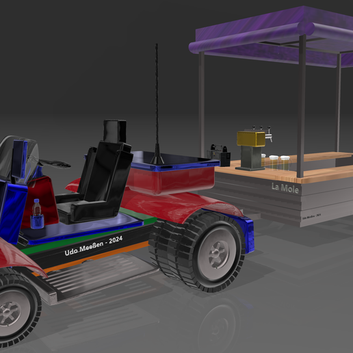 🤼 Wrestling Babes - Shangys Quad - Party trailer - 1:10 scale・Free STL ...