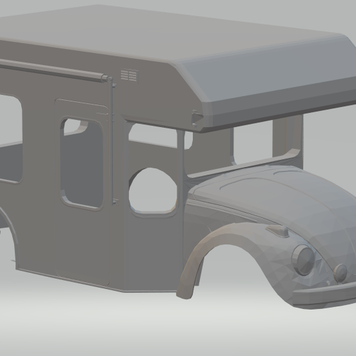 STL file Vw beetle motorhome 🪲 ・3D print model to download・Cults
