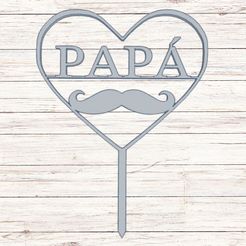 🎂 Happy Birthday Topper Pa・ STL File for 3D printing・Cults