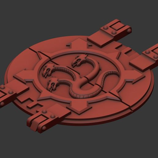 STL file Alpha Legion Rhino hatch 🦏 ・3D print model to download・Cults