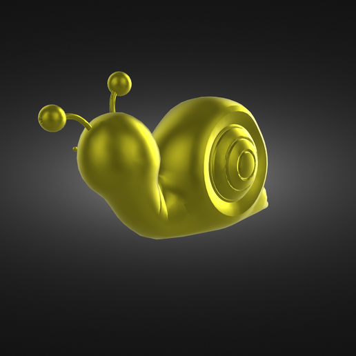 STL file Smiling snail 🐌 ・3D printable model to download・Cults
