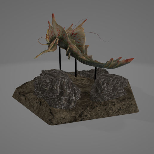 👹 MONSTER HUNTER AMATSU FIGURE・ STL File for 3D printing・Cults