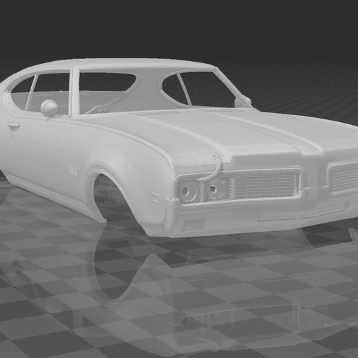 🐚 Oldsmobile 442 Shell Body – Divided Parts for Easy Printing・ STL File ...