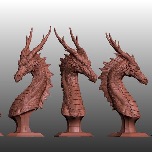 🐉 Blue_Dragon・ STL File for 3D printing・Cults