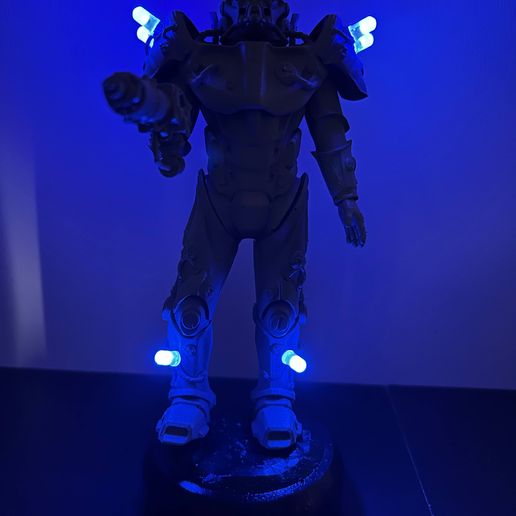 ⬆️ Fallout Enclave Tesla Power Armor with light up LEDs and Plasma ...