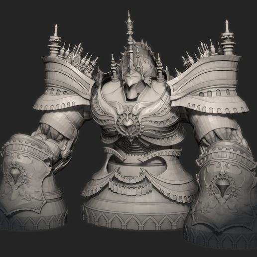 🦸 Alexander - Final Fantasy VII Rebirth・Free 3D File for 3D printing・Cults