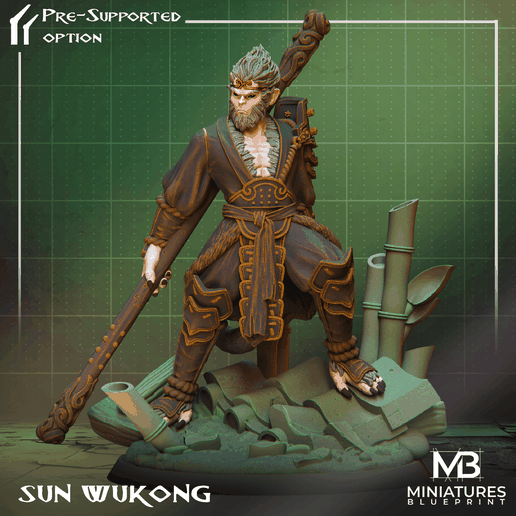 3D file Monkey King - PACK 🐒 ・3D printer design to download・Cults