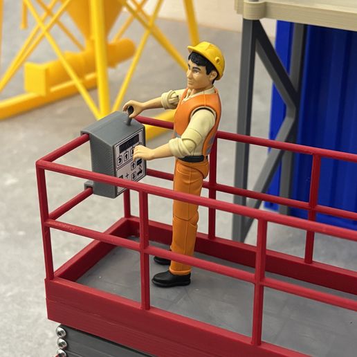 🚧 Functional Scissor Lift 1:14・ STL File for 3D printing・Cults