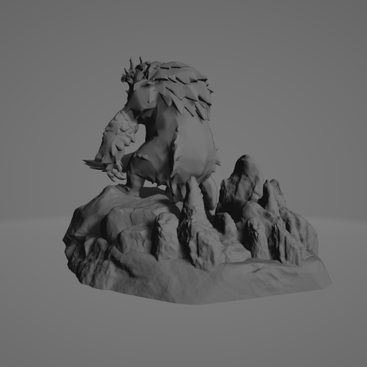 👹 MONSTER HUNTER GOSS HARAG FIGURE・ STL File for 3D printing・Cults