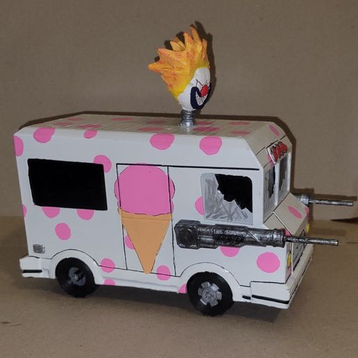 🦷 Sweet Tooth Ice cream Truck (Twisted Metal)・ STL File for 3D printing ...