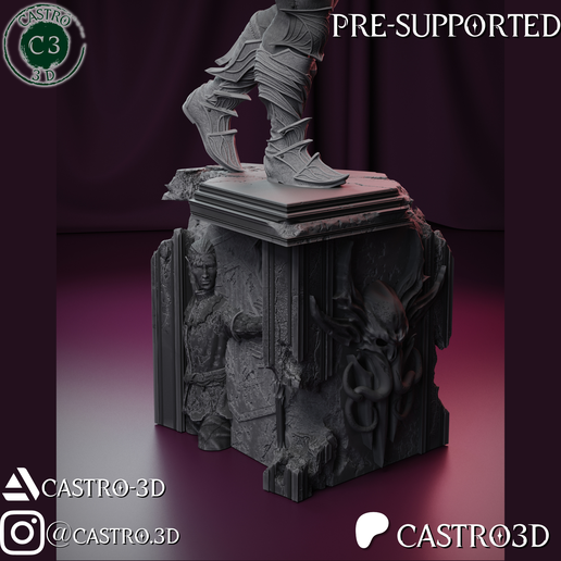 🎲 Astarion Ancunin - Baldurs Gate 3 Miniature Collection 3D print model ...