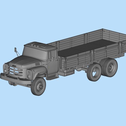 🚚 ZIL 133GYA truck kit 3D PRINTABLE STL FILE・ 3D File for ・Cults
