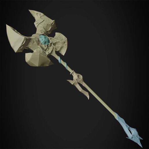 🔨 Arcane S2 Jayce Corrupted Hammer for Cosplay・ STL File for 3D ...