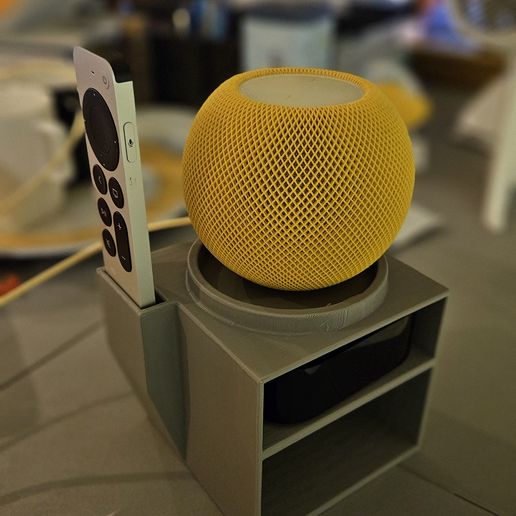 Free STL file Magic TV and Home Pod Mini with storage 🪄 ・3D printing ...