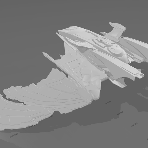 🖖 STO - Romulan - Scimitar-class Dreadnought Warbird・Free STL File for ...