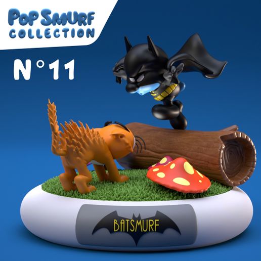 🦸‍♀️ COLLECTION SCHTROUMPF POP - SCHTROUMPF BÂTARD・Fichier STL pour ...