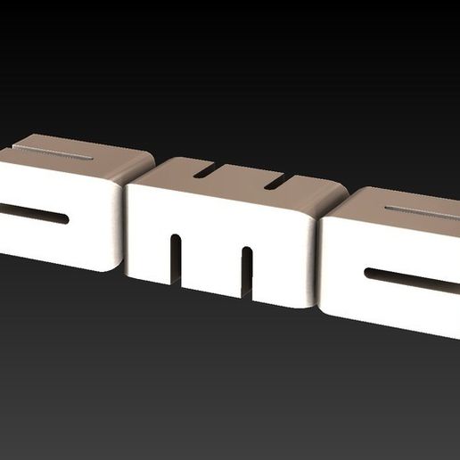 Free 3D file DMC Logo 3D 🚩 ・3D print design to download・Cults