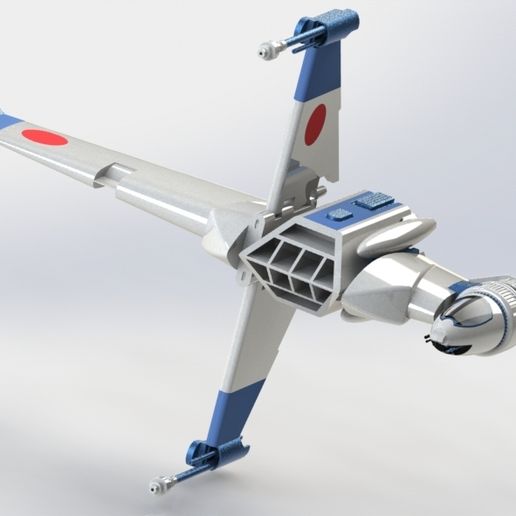 B-Wing Fighter・ 3MF File for ・Cults