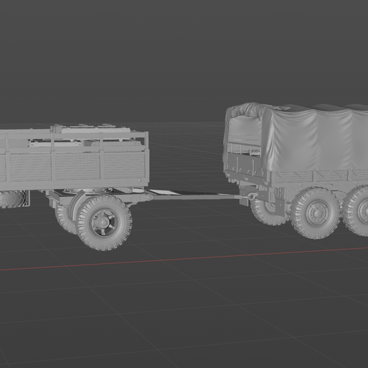 🚐 Russian Ural 375 trailer truck 3D model material (1)・ OBJ File for 3D ...