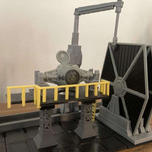 ⭐ Star Wars Tie Fighter Docking Bay for Micro Galaxy・ 3D File for 3D ...