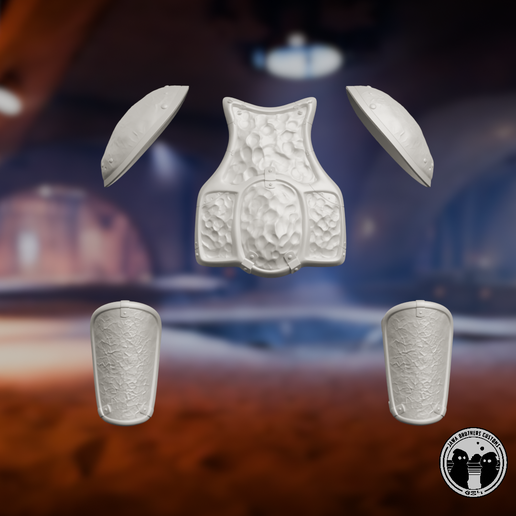 💂 Lando's Skiff Guard Armor Set・ STL File for 3D printing・Cults