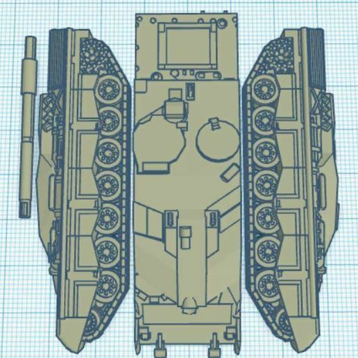 🪖 German Jagd-Leopard Tank Hunter・ STL File for ・Cults