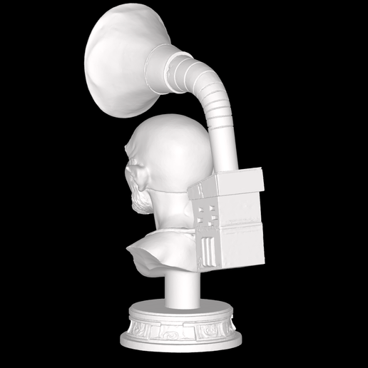 👨 The Phonogram Man zelda music man Ocarina of time inspired statue ...