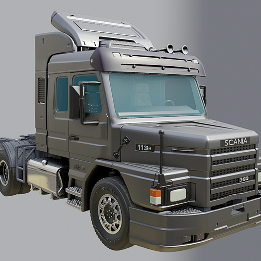 🔝 SCANIA 113 TOP LINE・ 3D File for 3D printing・Cults