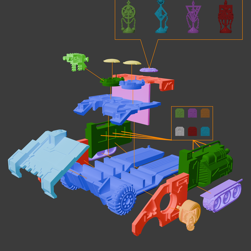 ⛓️ Chaos Corsair impulsor apc transport truescale (rescaled) trims ...