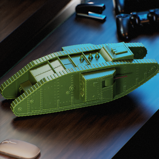 🪖 Tank Mark 1 - British tank mark 1 - Tiger, Panther, Churchill・ STL ...