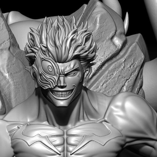 🎨 Ryomen Sukuna - Jujutsu Kaisen - STL ready for 3D Printing・ 3D File ...