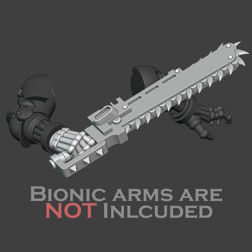 🤲 Gen 3S&6 Bionic hands - Chainblade type.B・ 3D File for 3D printing・Cults