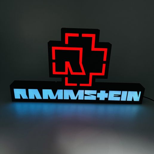 rammstein logo red