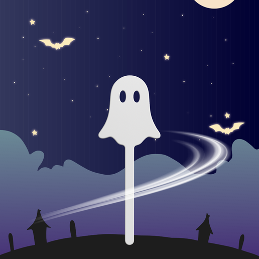 👻 GhostMark/Ghost Book Markers・Free STL File for 3D printing・Cults