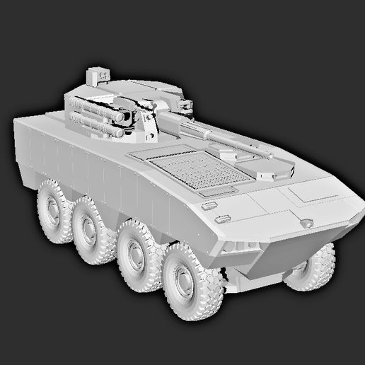 🪖 Lazanski 8x8 ifv・ STL File for 3D printing・Cults