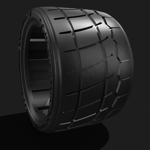 🌆 Pro Touring Tires 20 inch detailed sidewall x2 sizes・ STL File for 3D ...