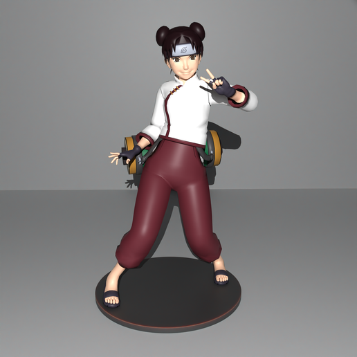 3D file Tenten Shippuden 💬 ・3D printing design to download・Cults