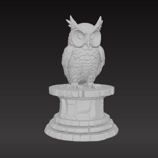 🦉 Owl・ STL File for 3D printing・Cults