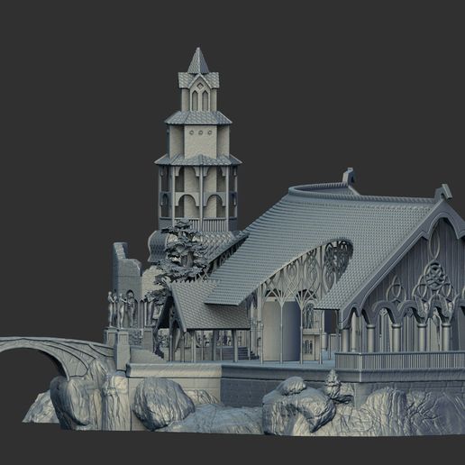 UPDATED! The Definitive Rivendell 3D Model – Masterpiece of Elven ...