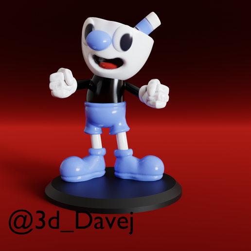 Free STL file Mugman 👾 ・3D printing model to download・Cults