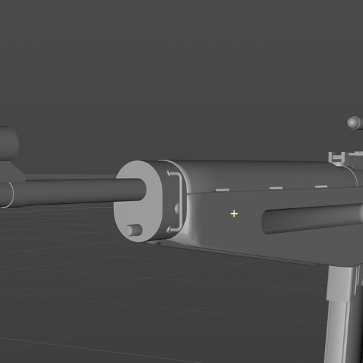 🔫 Digital model of the Hungarian Danuvia 43M submachine gun・ OBJ File ...