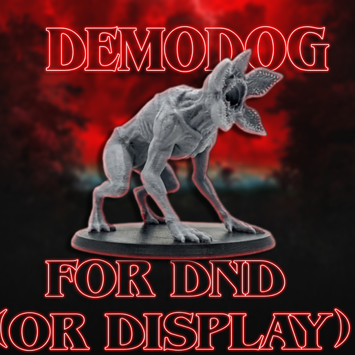 🎲 Demodog DND (Inspiré par stranger things)・Fichier STL pour Impression ...
