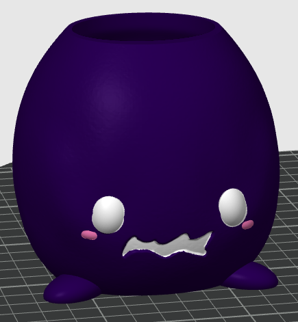 🪴 Krobus pot・ STL File for 3D printing・Cults