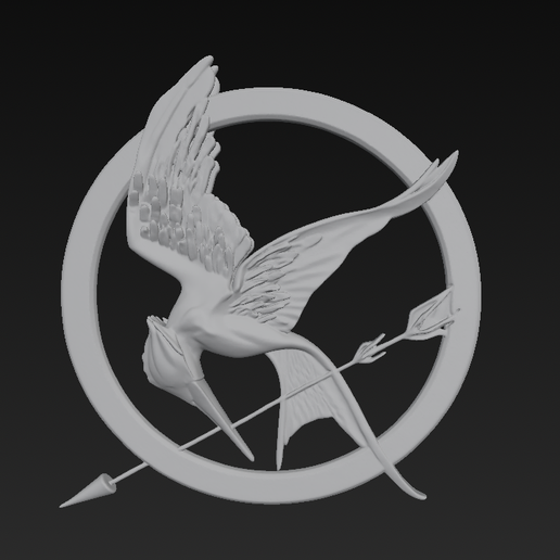 🧷 Mockingjay Pin - The Hunger Games・ STL File for 3D printing・Cults