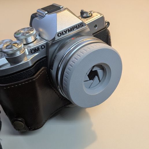 🧢 Iris Lens Cap・Free STL File for 3D printing・Cults