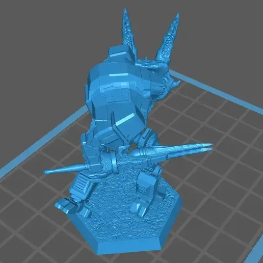 🎲 American Mecha Zinogre Assassin・Free STL File for 3D printing・Cults