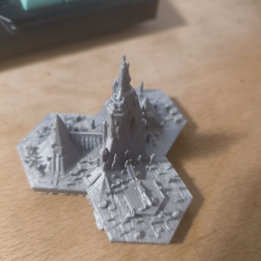 🏙️ Mega Hive for Grimdark Hive City Hex Grid・ STL File for 3D printing ...