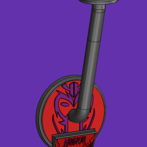 🪖 Magneto Helmet Wall Mount Stand・ STL File for 3D printing・Cults