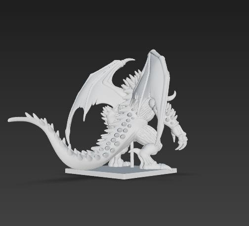 👹 Ruling Terror - Winged Demon Lord 3D Print Model・ STL File for 3D ...